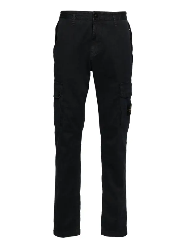 Stone Island Compass Badge Cargo Pants - Blue