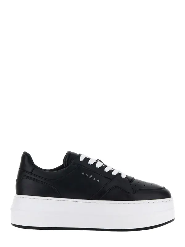 Hogan H670 Flatform Sneakers - Black
