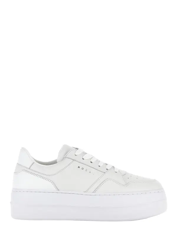 Hogan H670 Flatform Sneakers - White