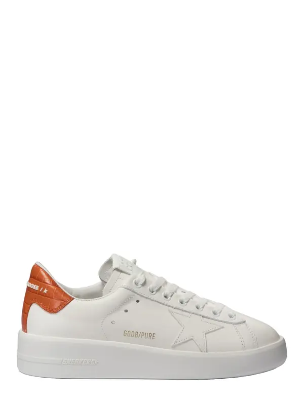 GOLDEN GOOSE Pure Star Leather Sneakers - White