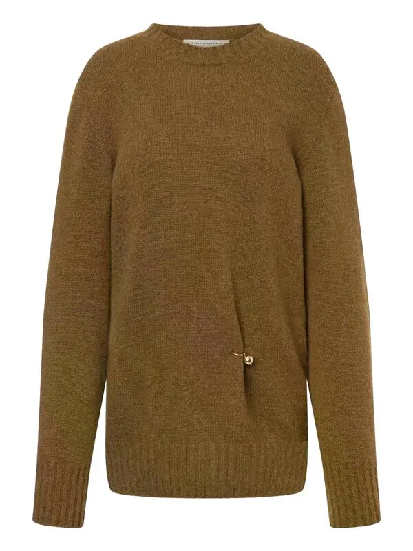 Philosophy Di Lorenzo Serafini Ring-hardware Jumper - Brown