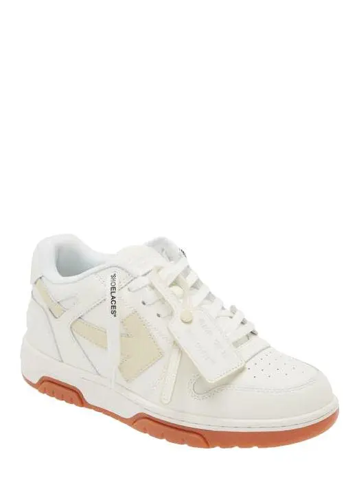Off-White Out Of Office Low Top Sneaker - White Beige