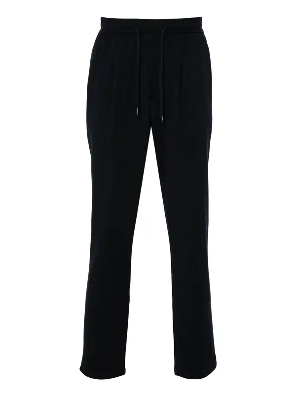Herno Virgin Wool Trousers - Blue