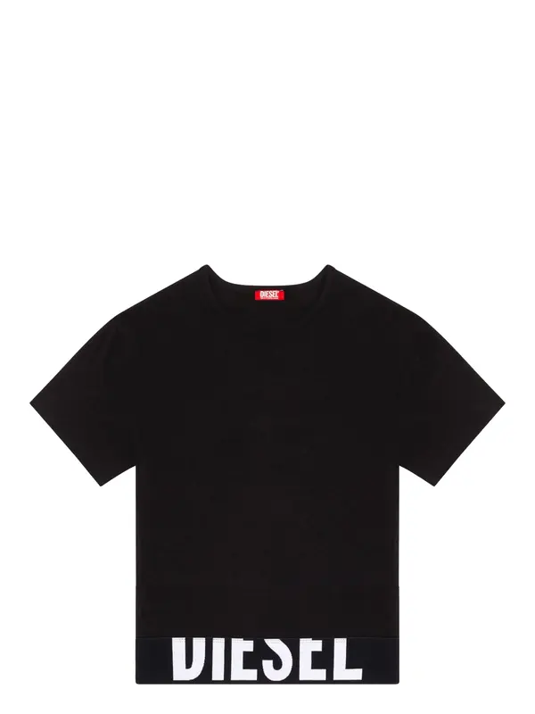 DIESEL® Logo-print T-shirt - Black