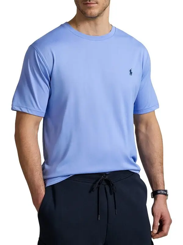 Polo Ralph Lauren Big & Tall Performance Tee - Canvas Blue
