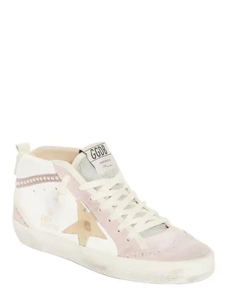 GOLDEN GOOSE Midstar Sneaker - White/pink