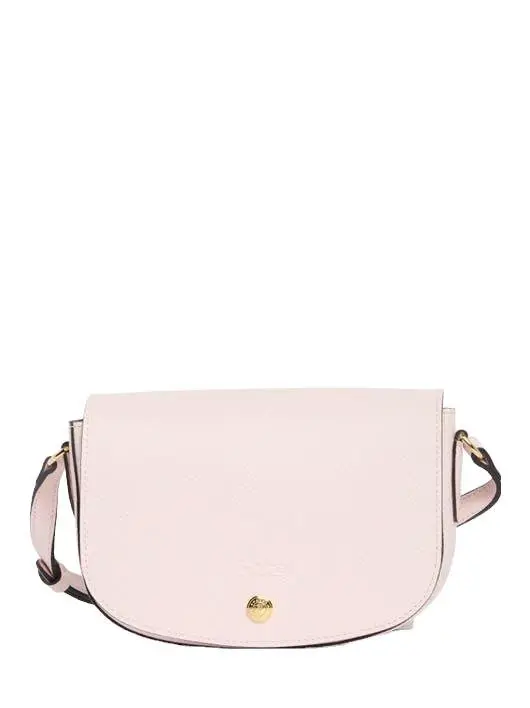 Longchamp Pure Leather Crossbody Bag - Ballet