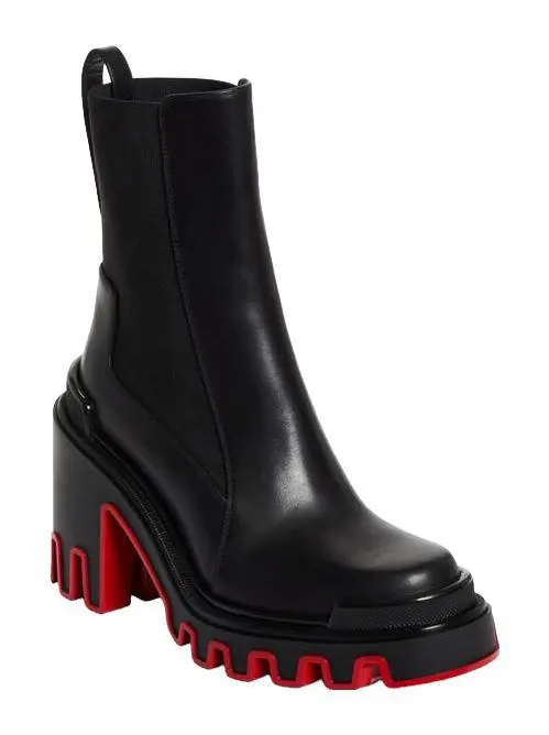 CHRISTIAN LOUBOUTIN Marchacroche Dune Chelsea Boots - Black