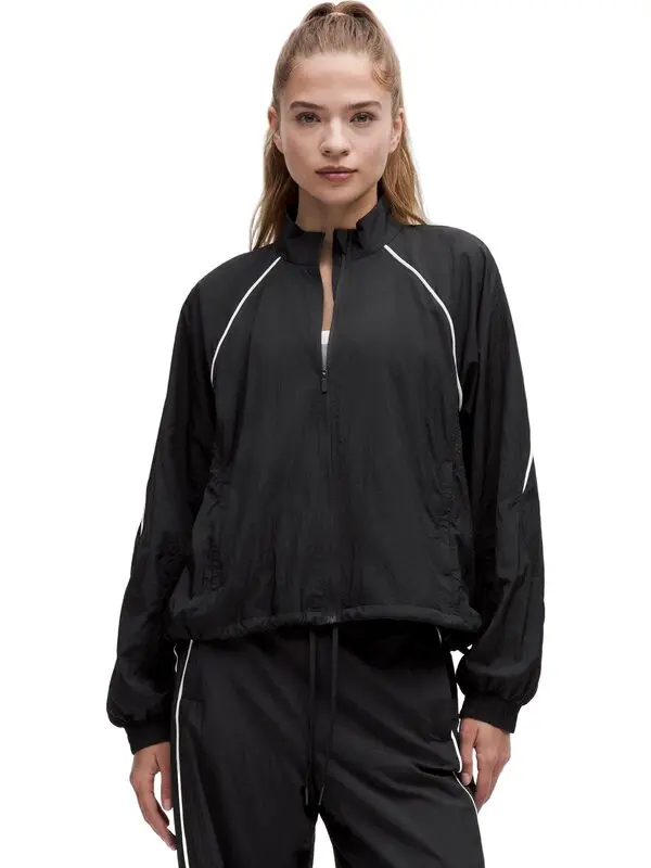 Lululemon License To Train Lightweight Track Jacket - Black