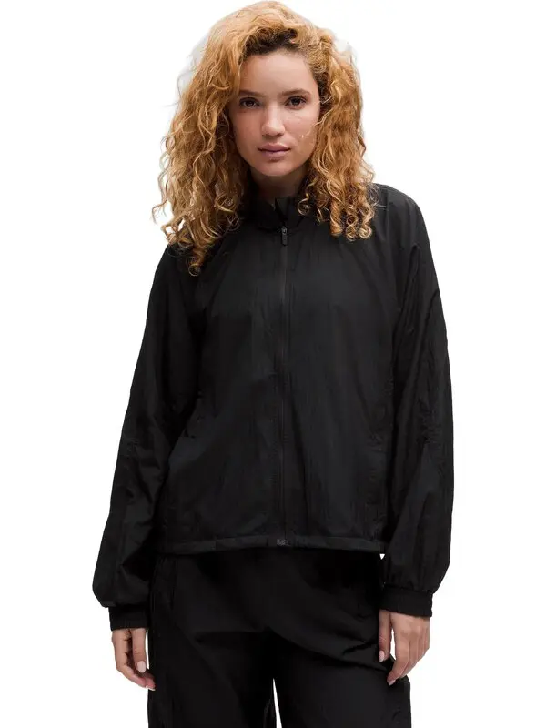 Lululemon License To Train Lightweight Track Jacket - Black/black
