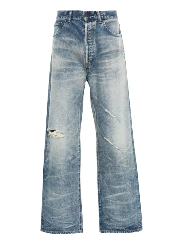 John Elliott Juliette Straight-leg Jeans - Blue