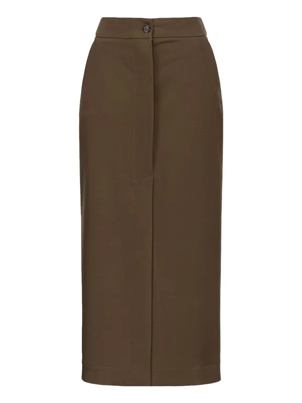 Pinko Lanterna Midi Skirt - Brown