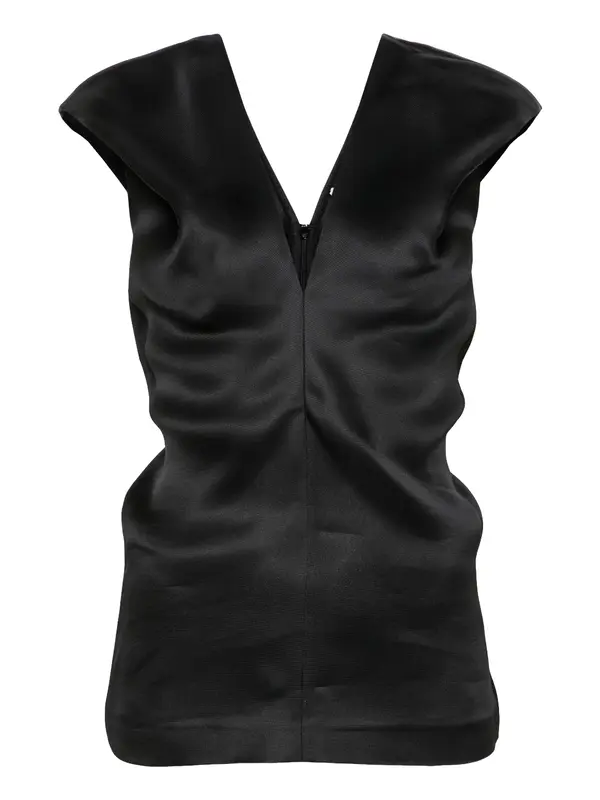 Khaite Ami Silk Blouse - Black