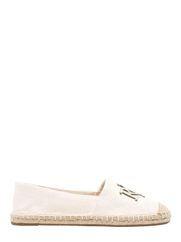Ralph Lauren Cameryn Logo Espadrilles - Neutrals