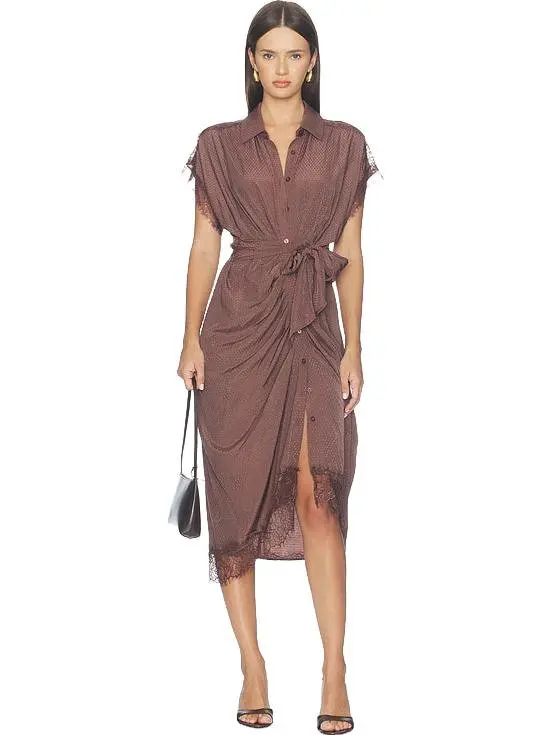 Steve Madden Midi Dress - Walnut