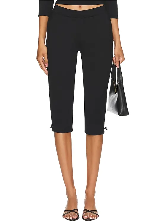GUIZIO Caria Capri Pants - Black