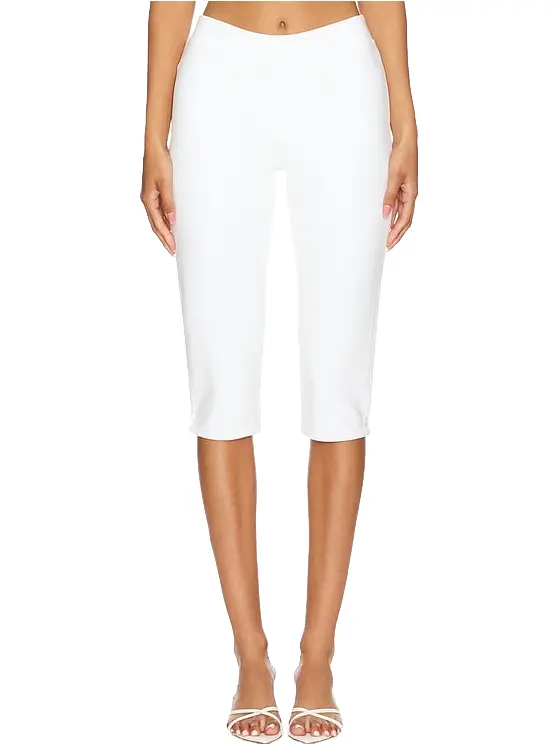 GUIZIO Caria Capri Pants - White