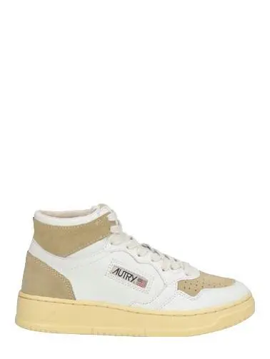 AUTRY Leather High-top Sneakers - Beige