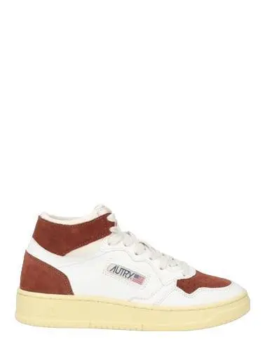 AUTRY Leather High-top Sneakers - Brown