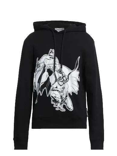 LANVIN Metallic Embroidered French Terry Sweatshirt - Black