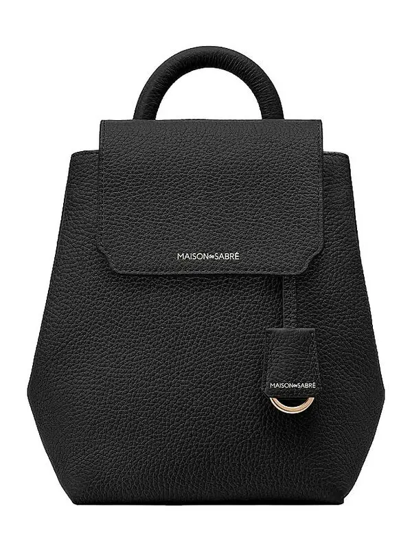MAISON DE SABRE Soft Backpack - Black Caviar