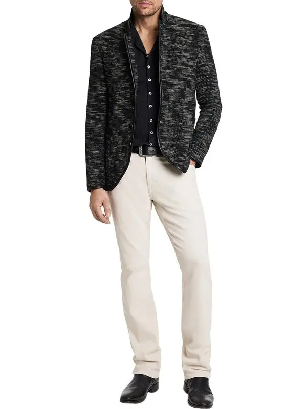 John Varvatos Lido Soft Jacket - Black/whit