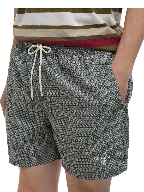 Barbour Shell 5" Swim Shorts - Olive