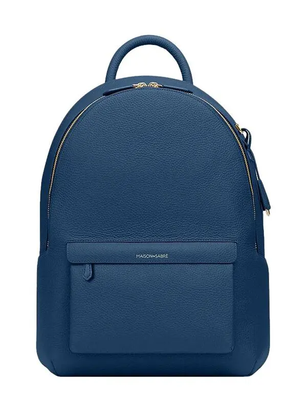 MAISON DE SABRE Leather Backpack - Pacific Blue
