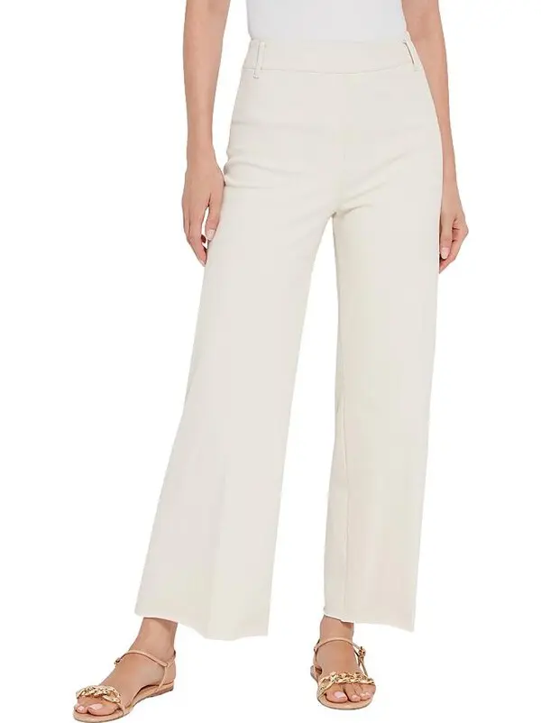 Lyssé Erin High-rise Wide Leg Denim Jeans - Oat