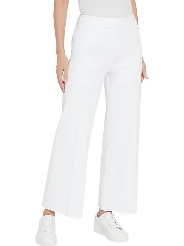 Lyssé Erin High-rise Wide-leg Jeans - White