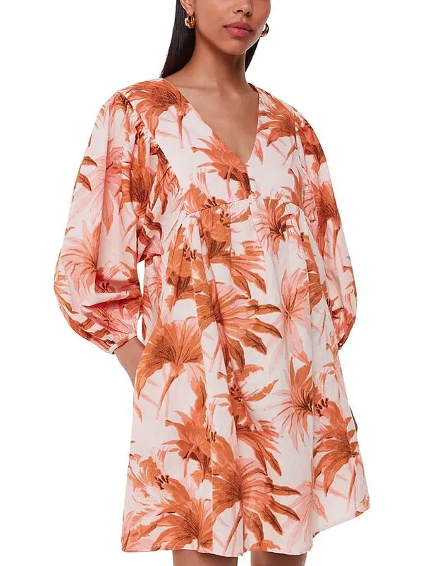 Whistles Gia Mini Dress - Pink/multi