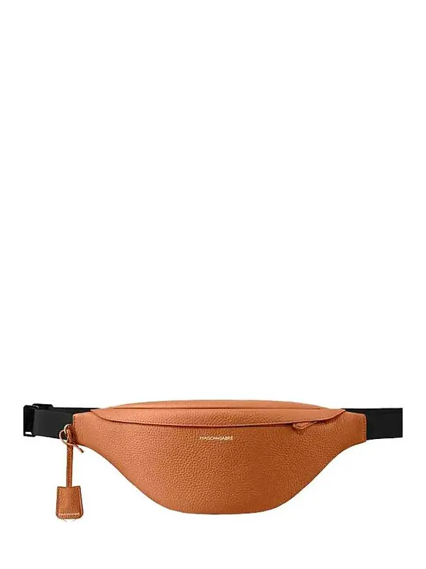 MAISON DE SABRE Leather Sling Bag - Pecan Brown