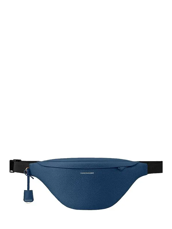 MAISON DE SABRE Large Leather Sling Bag - Pacific Blue