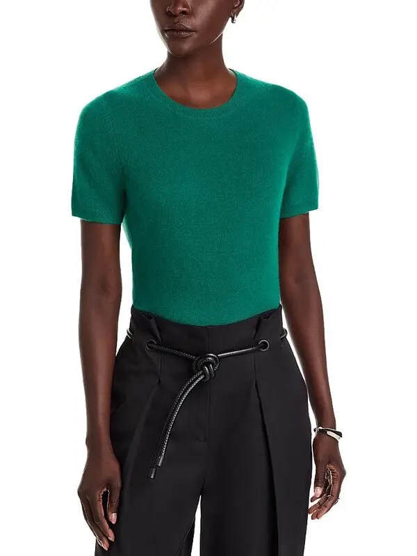 Bloomingdale'S C Exclusive Cashmere Crewneck Sweater - Emerald