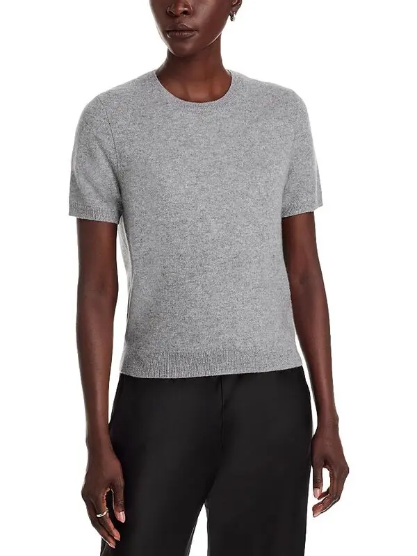 Bloomingdale'S C Exclusive Cashmere Crewneck Sweater - Medium Gray