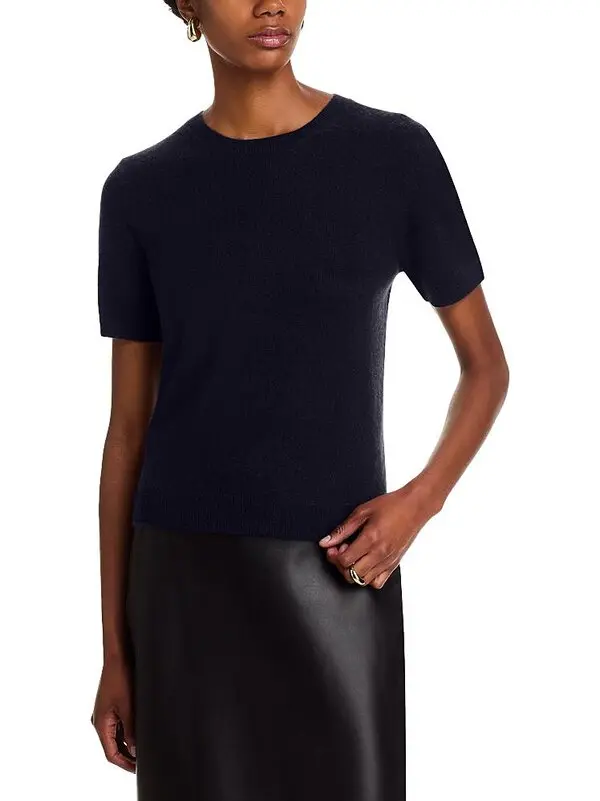 Bloomingdale'S C Exclusive Cashmere Crewneck Sweater - Navy