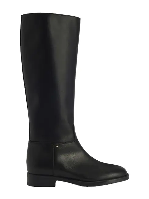 GIUSEPPE ZANOTTI Nourine Leather Knee-high Boots - Black
