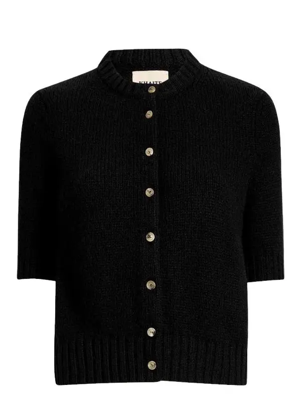 Khaite Nora Cashmere Cardigan - Black