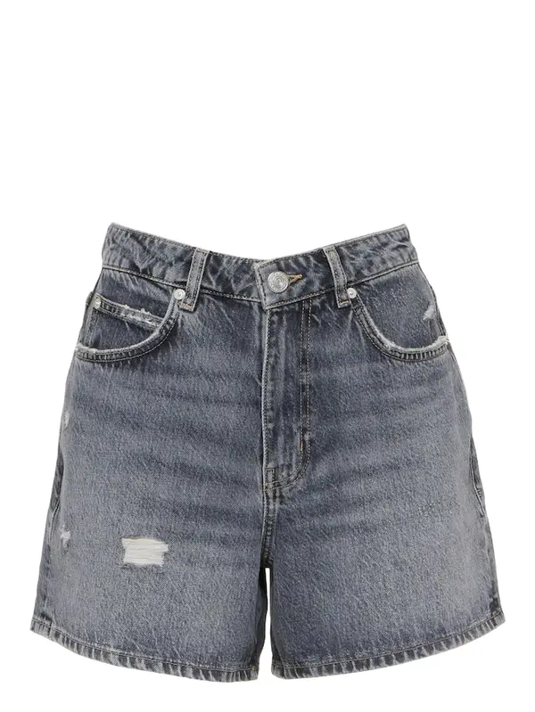 FRAME Easy Denim Shorts - Grey