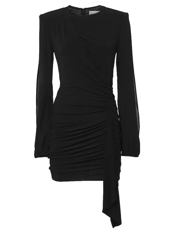 Isabel Marant Étoile Vinia Jersey Minidress - Black