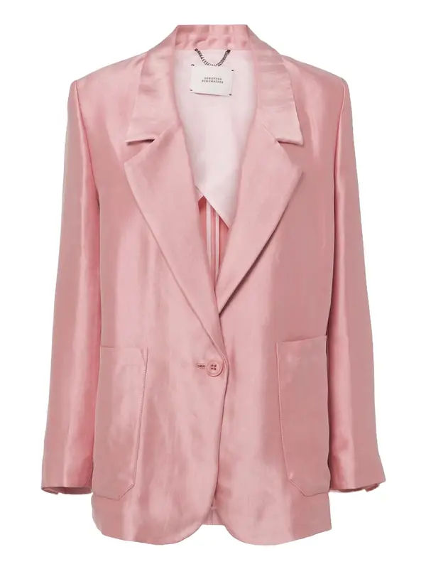 Dorothee Schumacher Satin Blazer - Pink