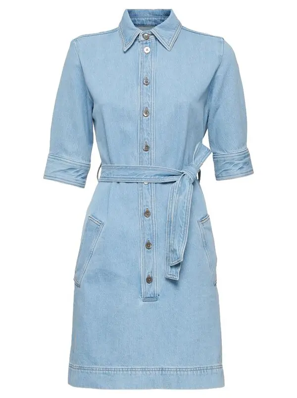 FRAME Shirt Dress - Blue