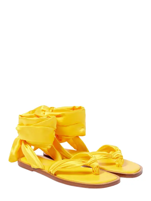 CHRISTIAN LOUBOUTIN Nilo Du Désert Thong Sandals - Yellow