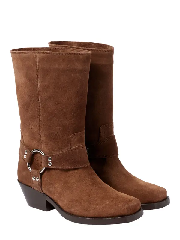 Isabel Marant Antya Leather Ankle Boots - Brown