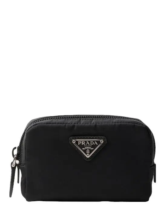 Prada Re-nylon Necessaire Pouch - Black