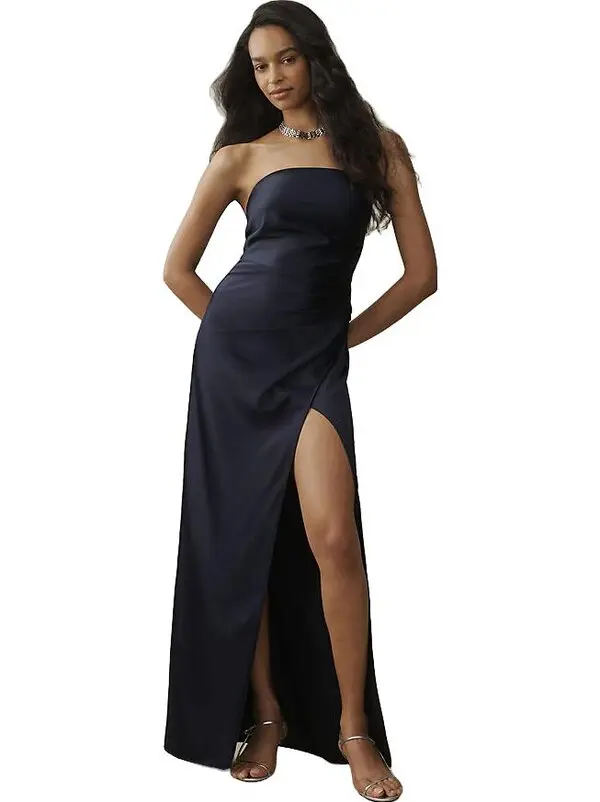 Bhldn Danielle Strapless Maxi Dress - Dark Navy