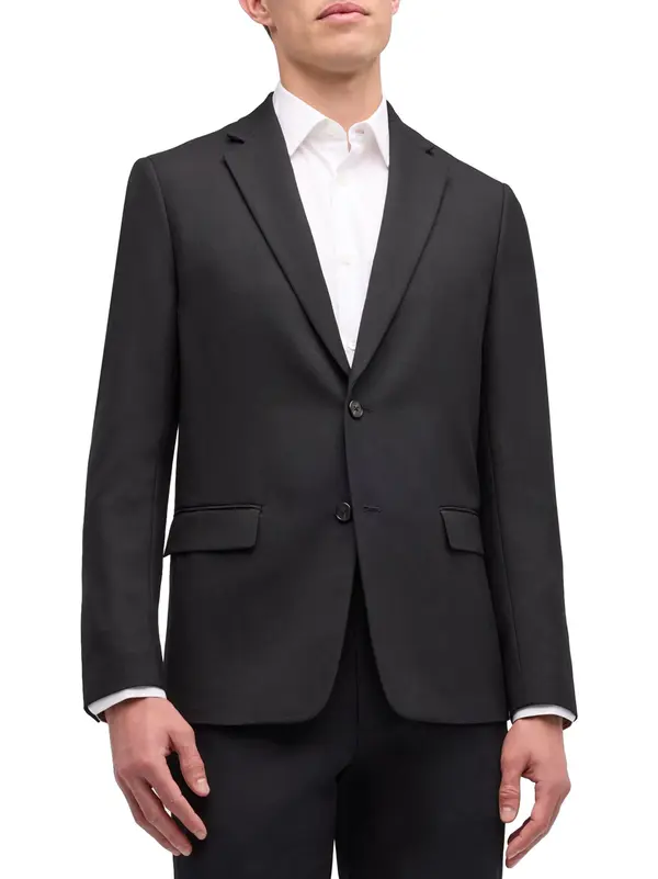 Theory Clinton Hopsack Sport Coat - Black