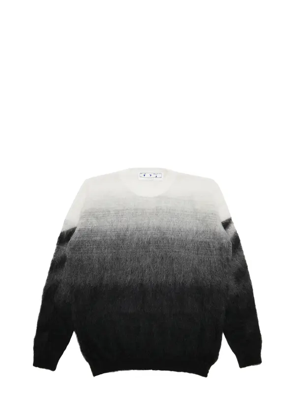 Off-White Diag Brushed Knit Crewneck - Black