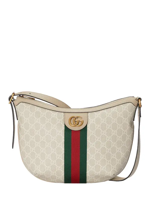 Gucci Ophidia Gg Small Shoulder Bag - Cream