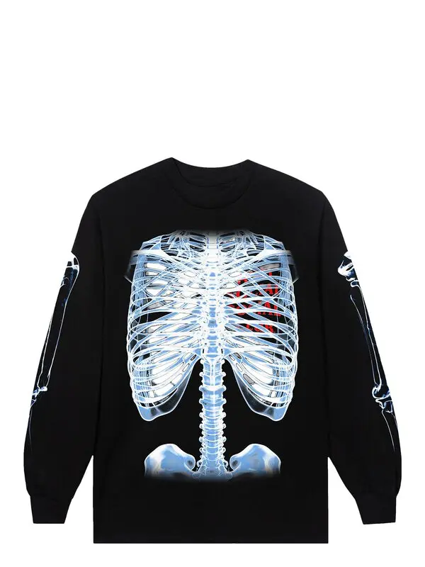 ANTI SOCIAL SOCIAL CLUB Bones Long-sleeve Tee - Black